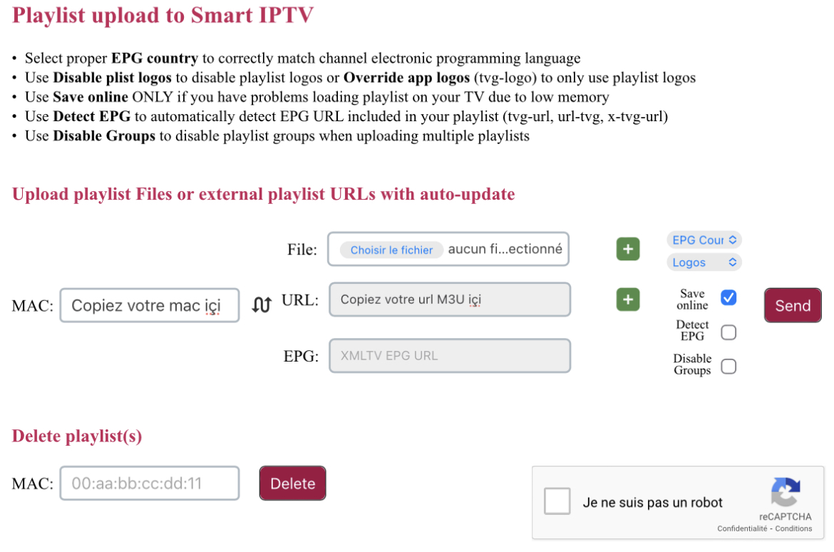 Installer Smart IPTV avec Cover IPTV - Cover IPTV
